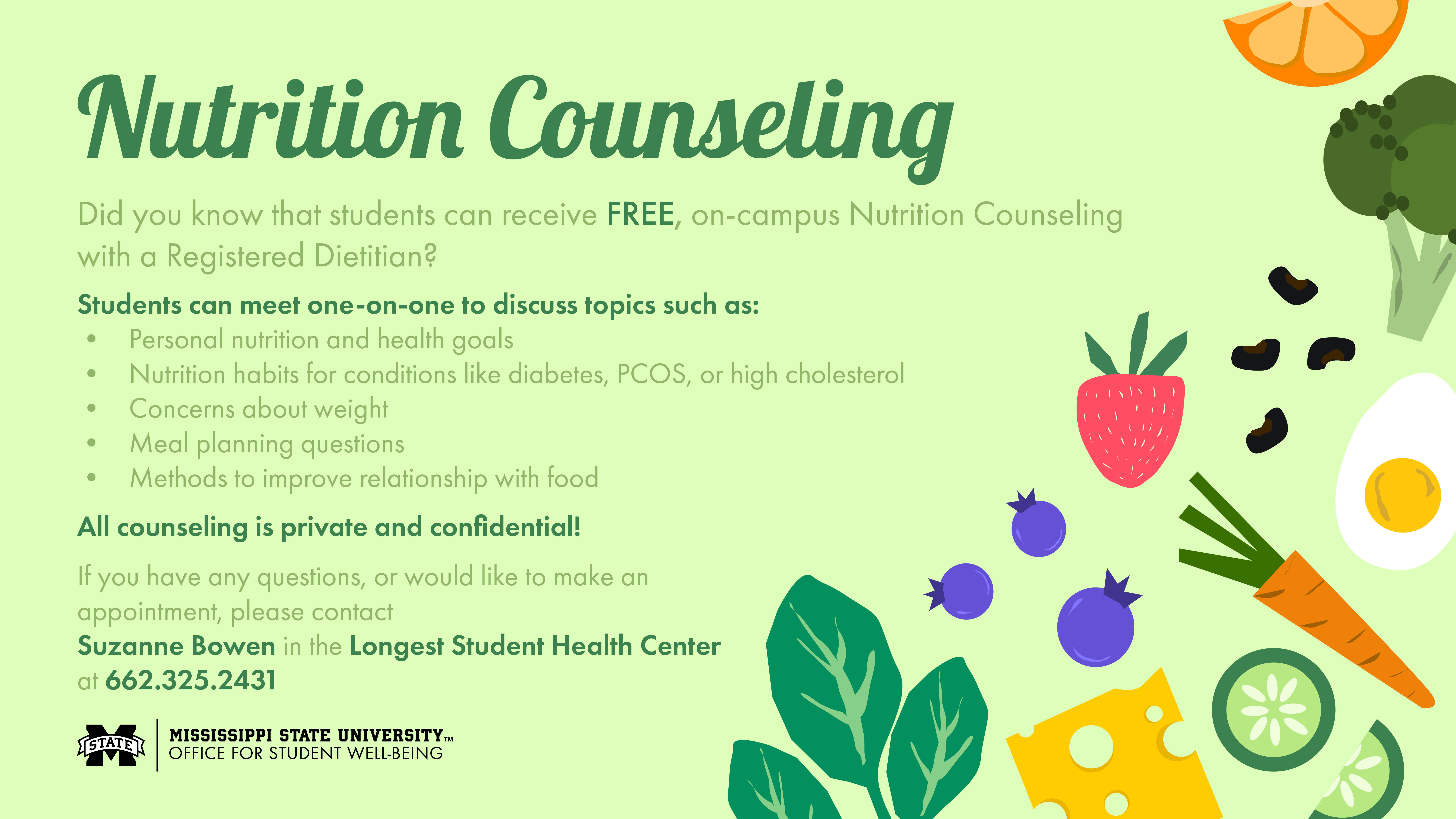 Nutrition | Office for Student Well-Being